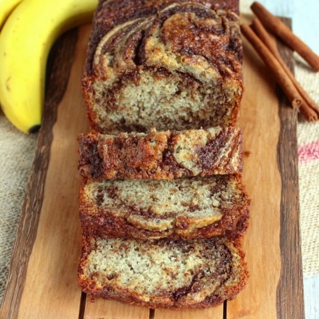 Cinnamon Swirl Banana Bread