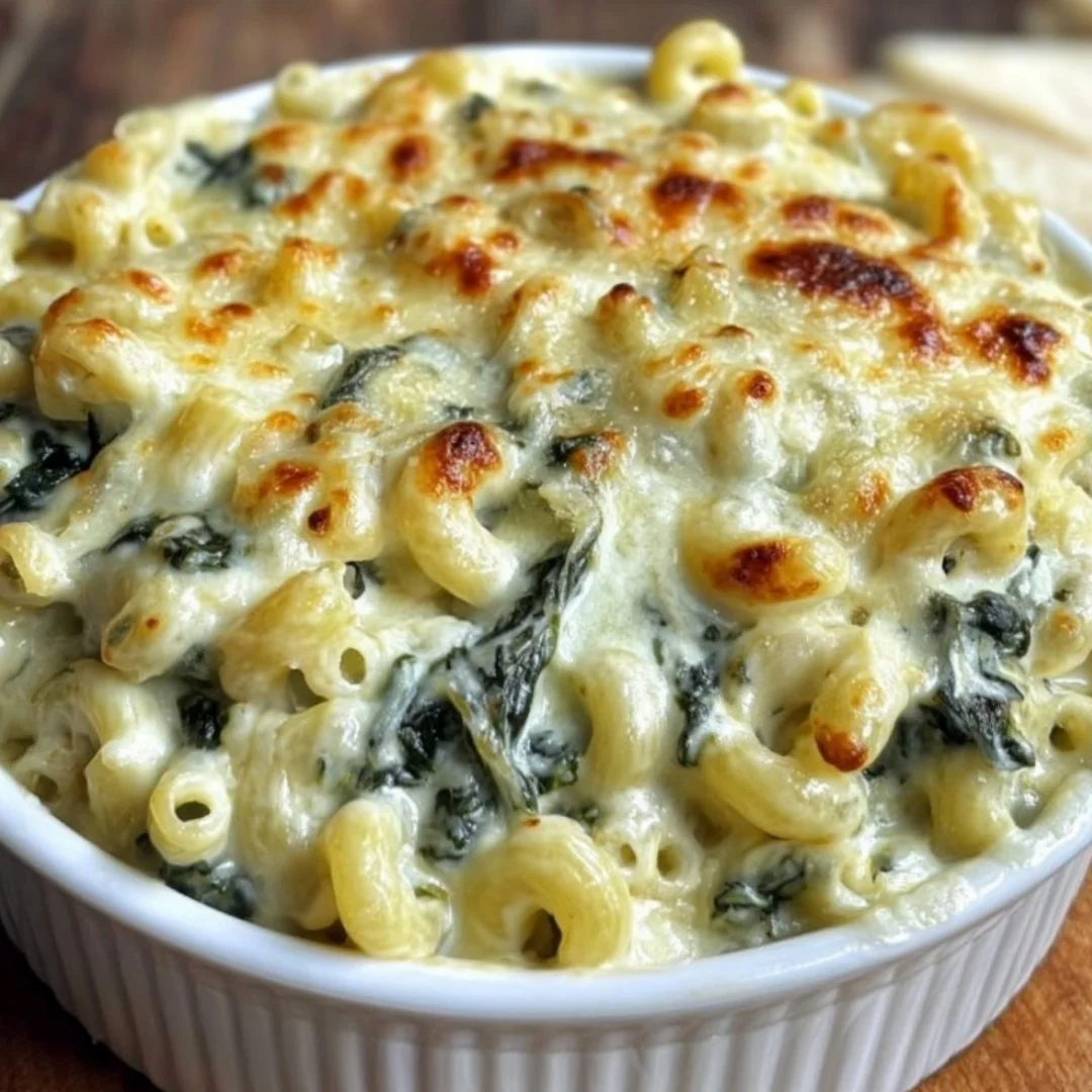 Creamed Spinach Mac & Cheese
