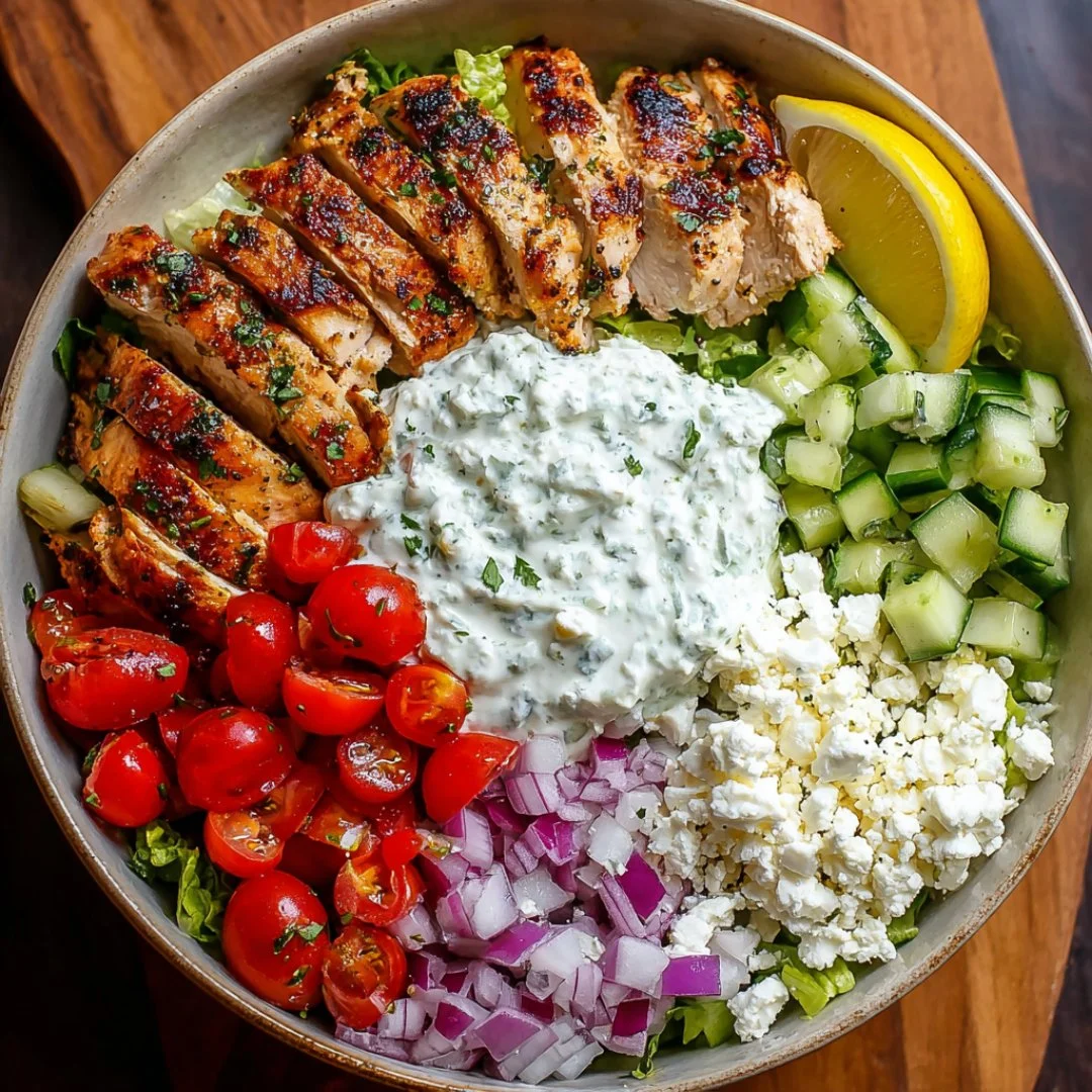 Greek Chicken Bowls