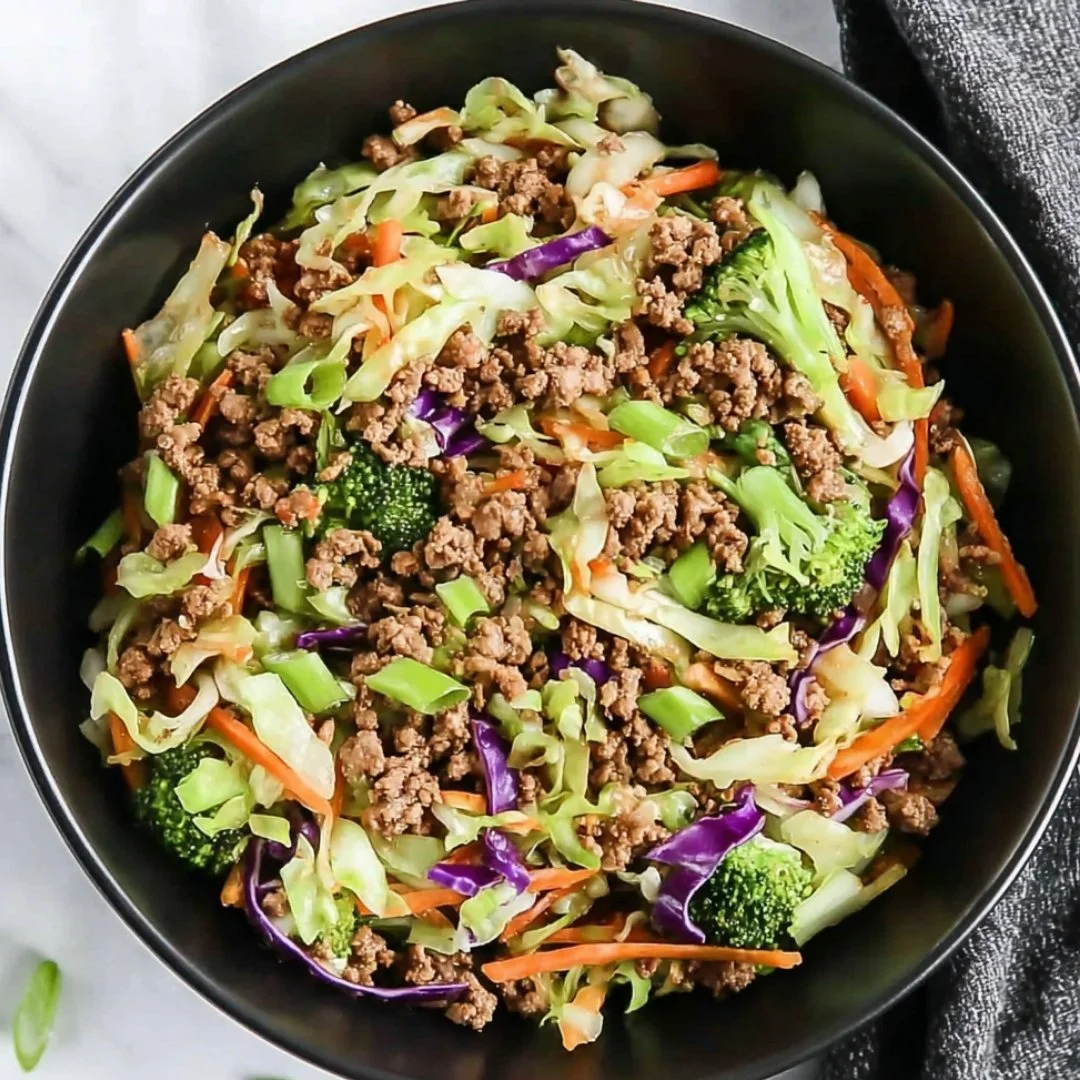 High Protein Egg Roll in a Bowl