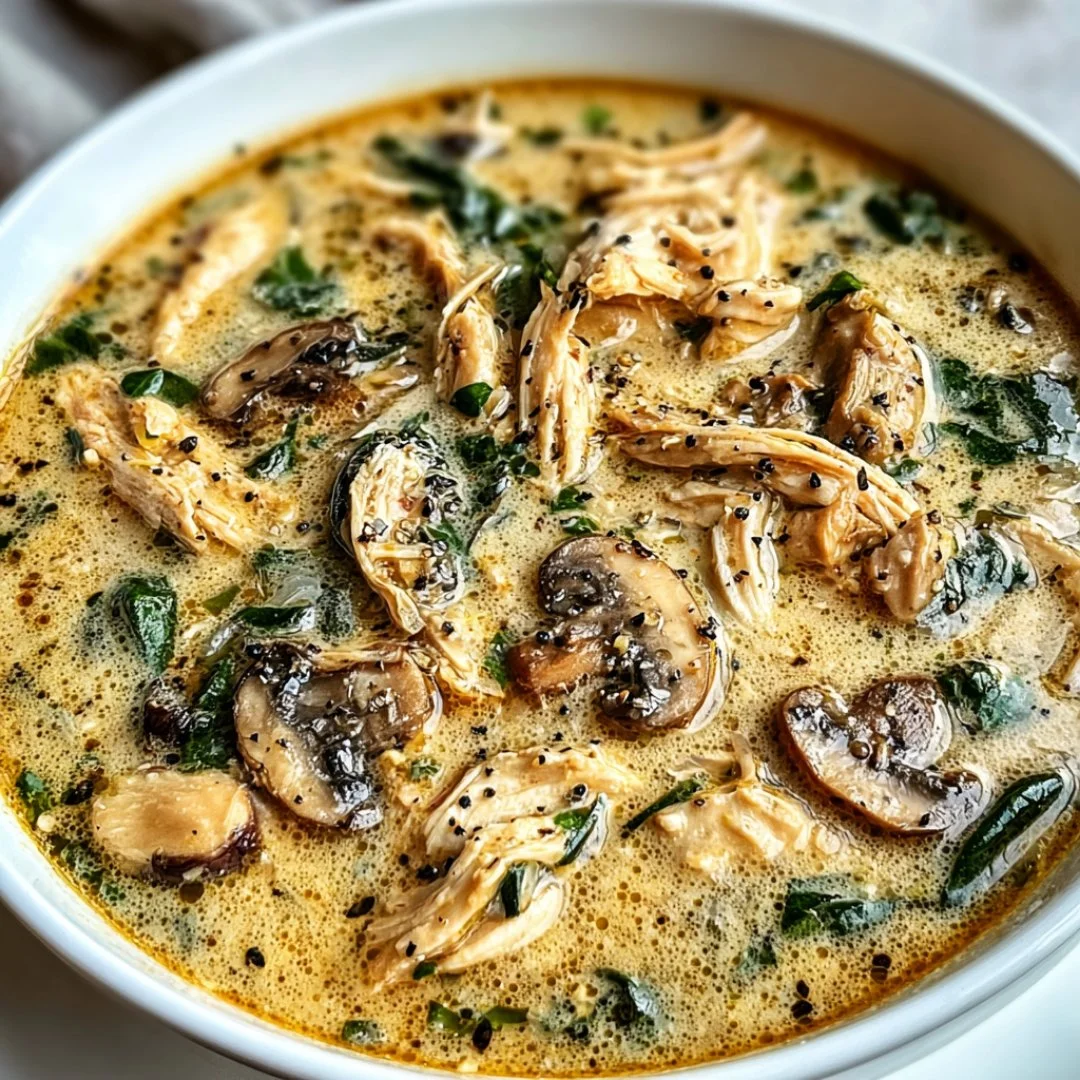 Rotisserie Chicken Mushroom Soup