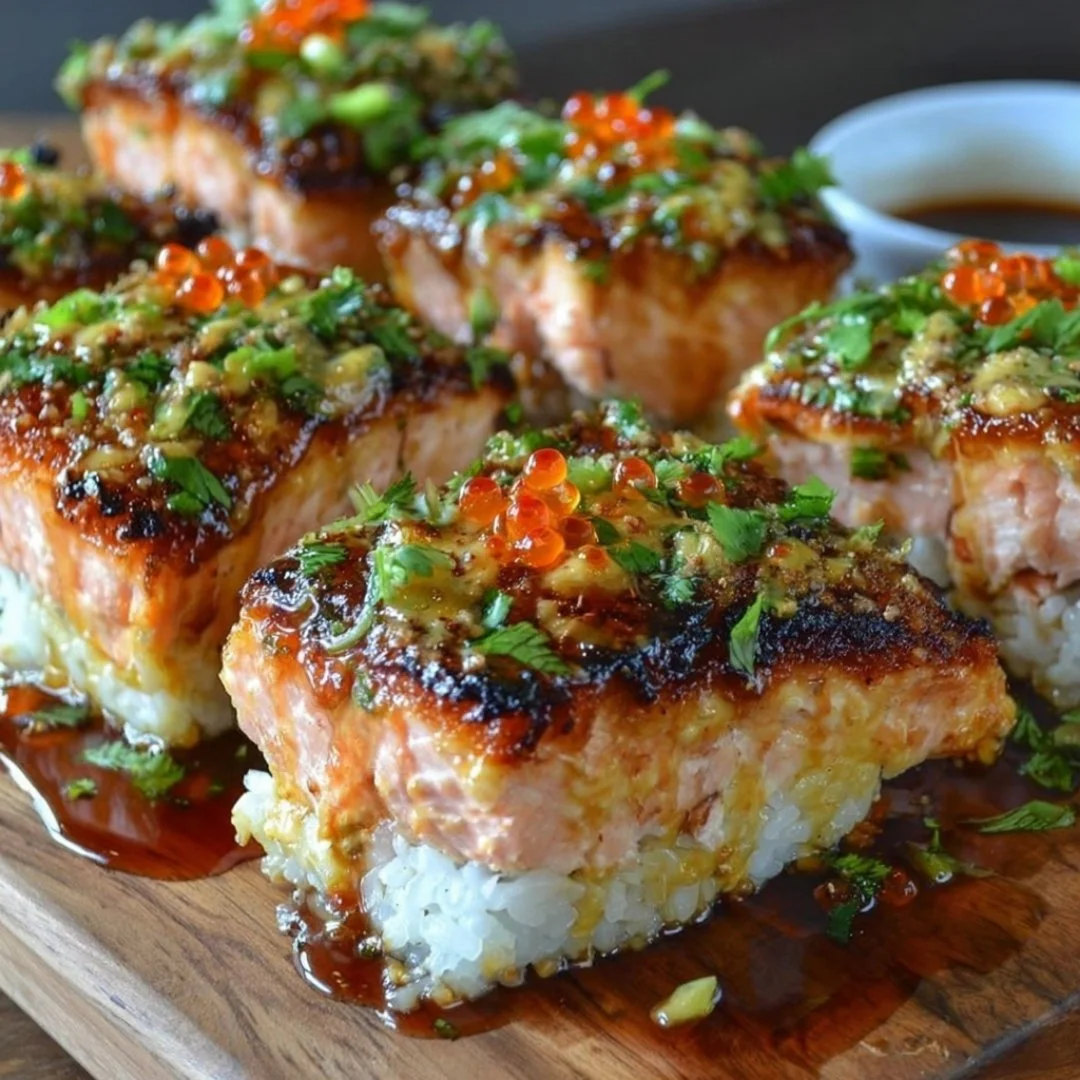 Spicy Salmon Sushi Bake Recipe